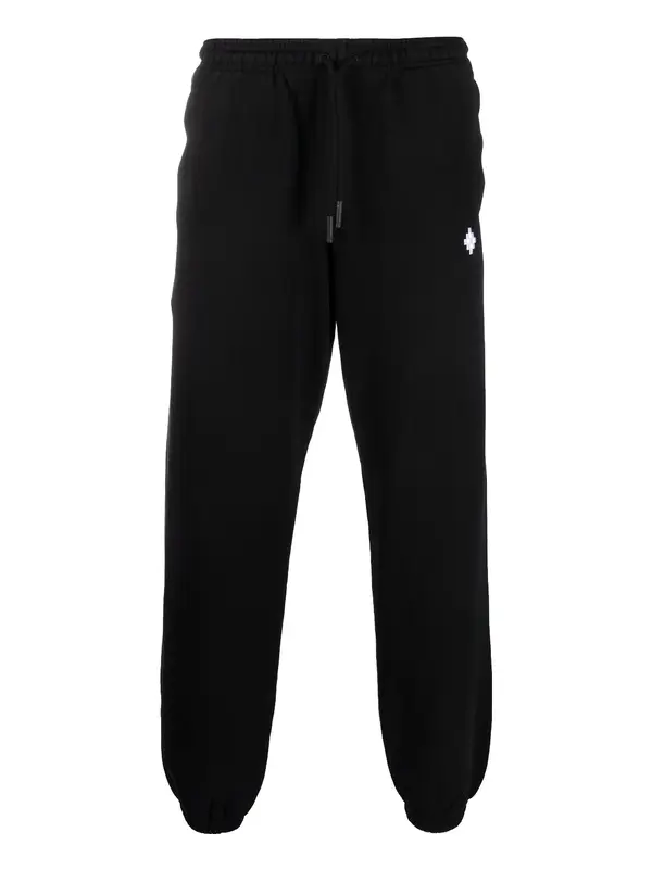 COUNTY OF MILAN Logo-embroidered Track Pants - Black