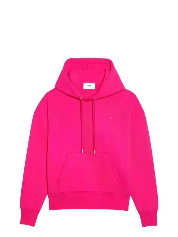Ami De Coeur Embroidered Hoodie - Pink