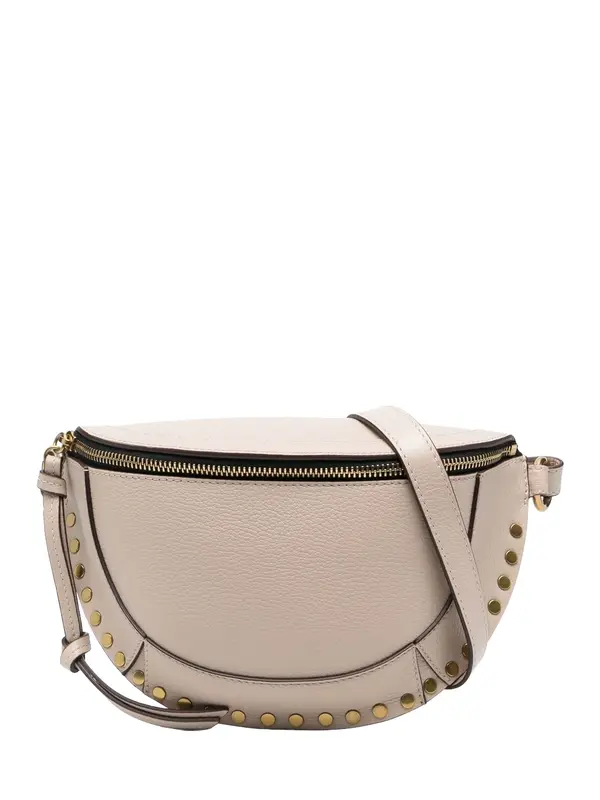 Isabel Marant Skano Stud-detail Belt Bag - Neutrals