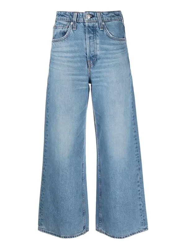 Rag & Bone Maya Wide-leg Jeans - Blue