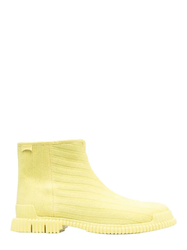 Camper Pix Knitted Chelsea Boots - Yellow