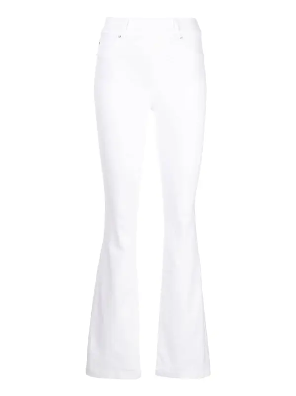 Spanx High-waist Flared Jeans - White