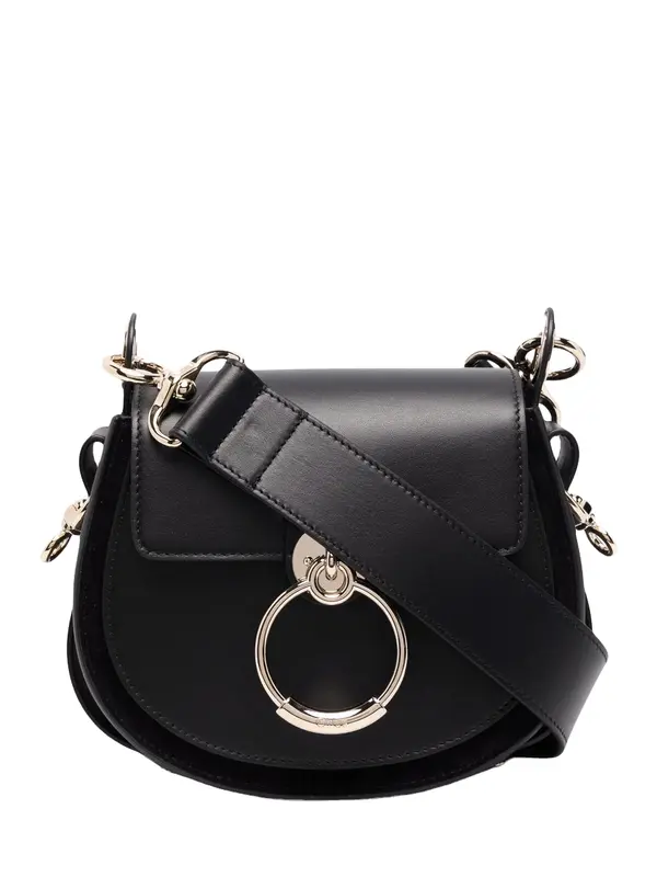Chloé Tess Shoulder Bag - Black