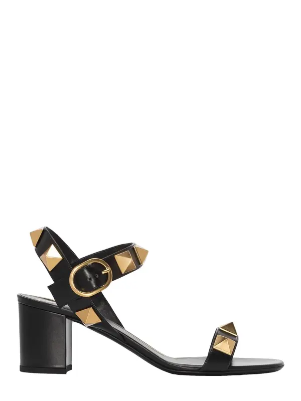 Valentino Garavani 60mm Roman Stud Sandals - Black