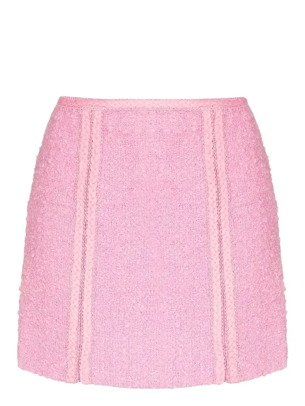 Remain Birger Christensen Lina Zip-detail Mini Skirt - Pink