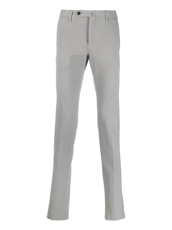 PT TORINO Mid-rise Skinny Trousers - Grey