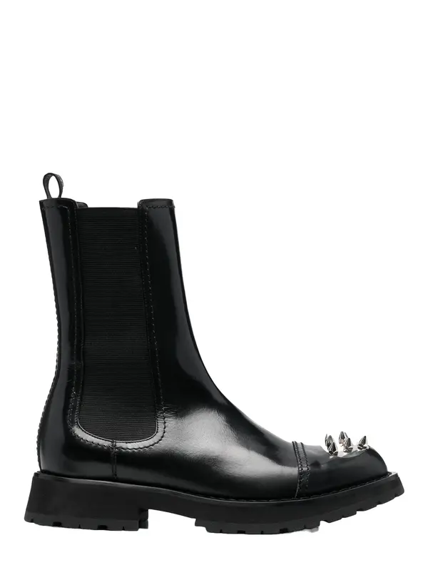 Alexander McQueen Stud-detail Chelsea Boots - Black