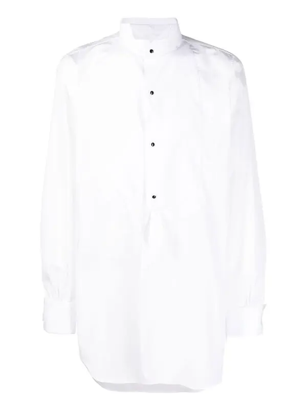 MAISON MARGIELA Longline Poplin Shirt - White