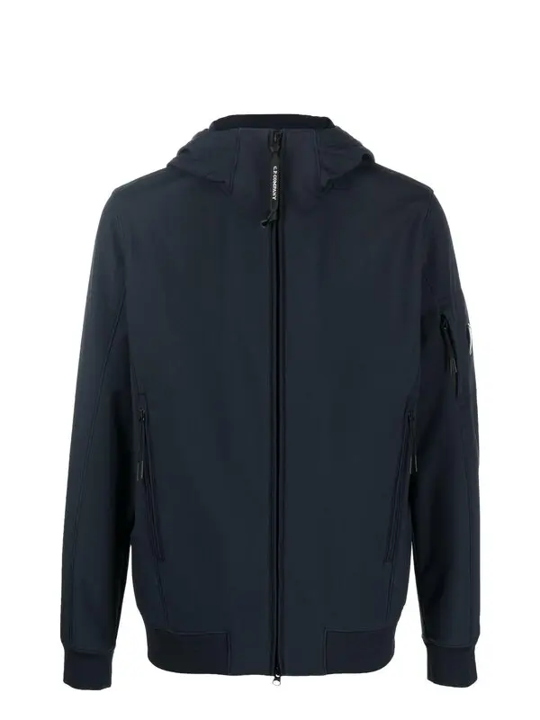 C.P. COMPANY Lens Detail Hooded Jacket - Blue