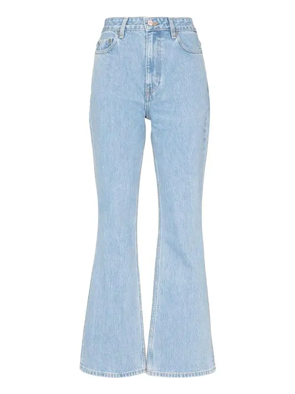 GANNI Betzy Flared Jeans - Blue