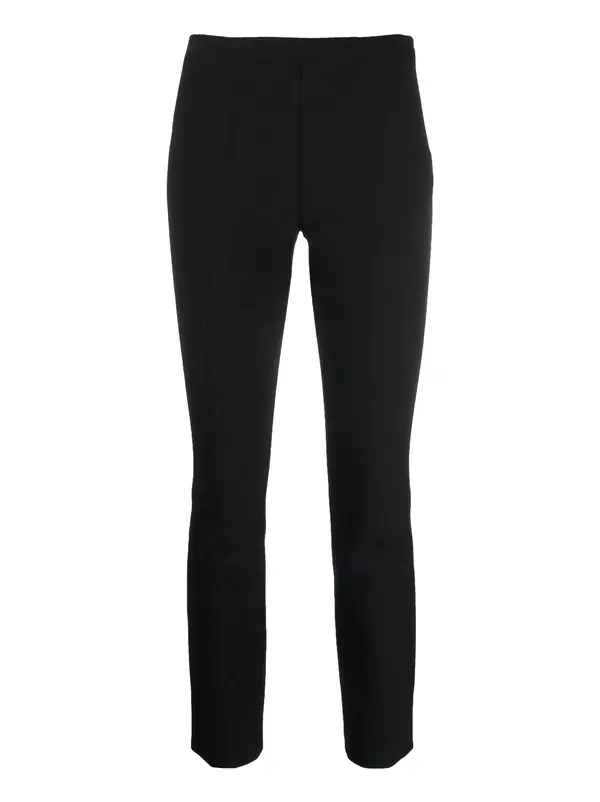Vince Slim-fit Pull-on Trousers - Black