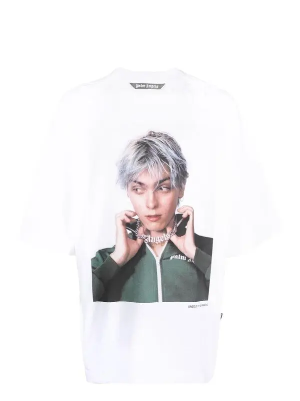 Palm Angels X Sims Photograph-print T-shirt - White