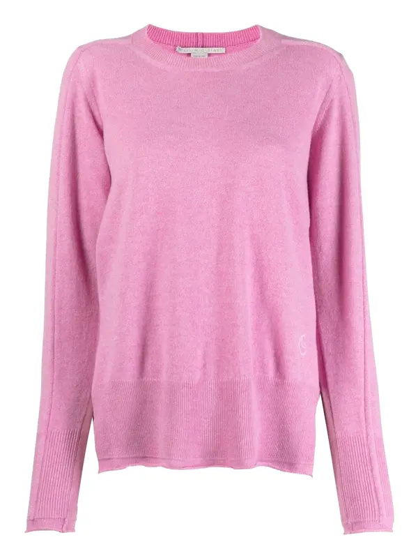 Stella McCartney Waterfall-hem Jumper - Pink