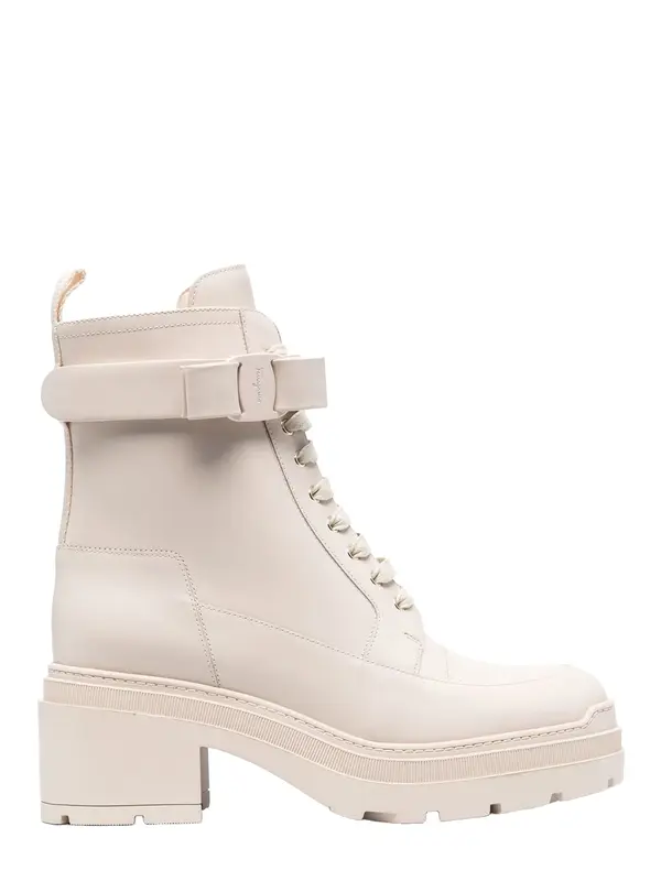 FERRAGAMO Lober Ankle Boots - Neutrals