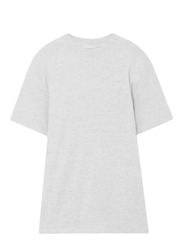 SKIMS Boyfriend Stretch-jersey T-shirt - Gray
