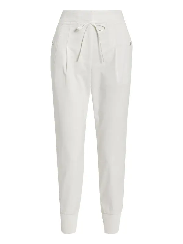 3.1 Phillip Lim Pleated Cotton-blend Poplin Track Pants - Off-white