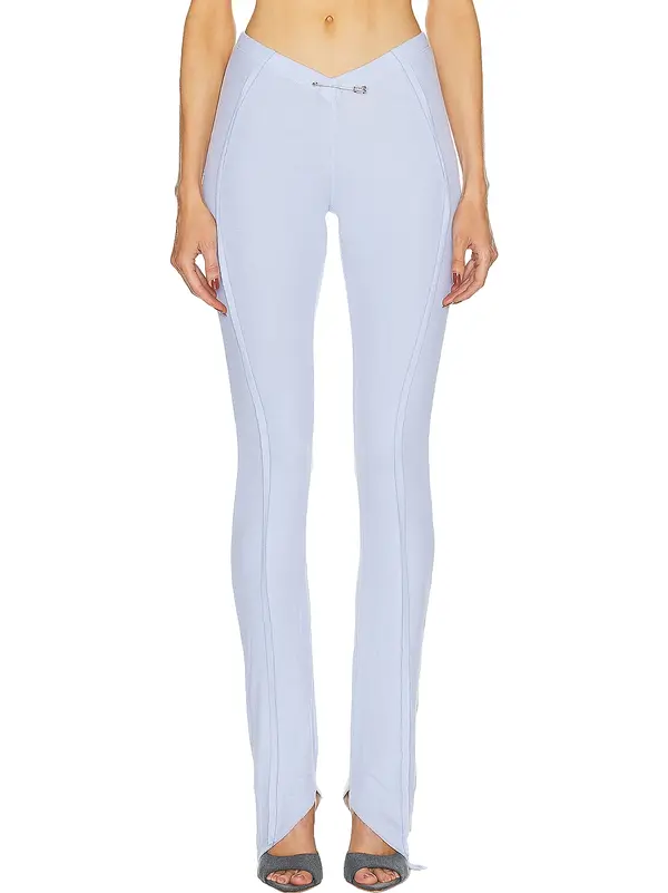 SAMI MIRO VINTAGE Asymmetric Pants - Blue Lace