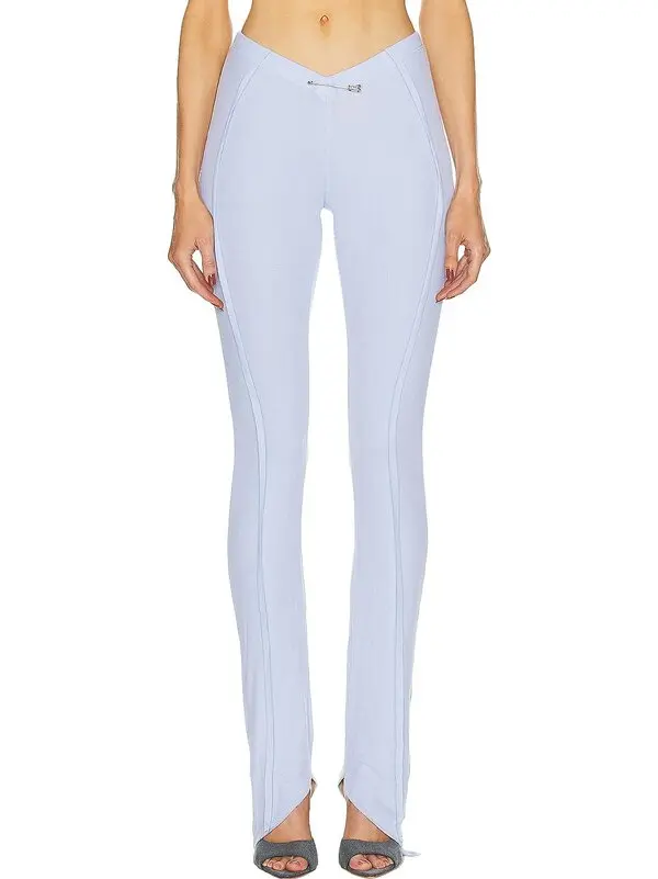 SAMI MIRO VINTAGE Asymmetric Pants - Blue Lace