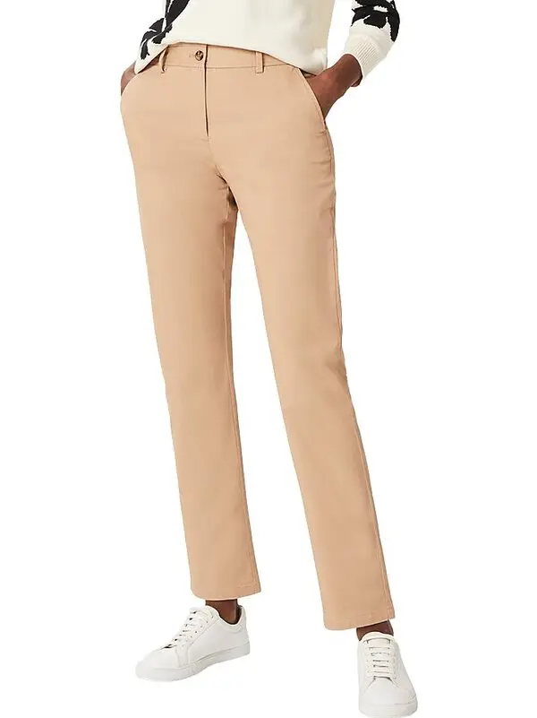 HOBBS LONDON Courtney Chino Pants - Neutral