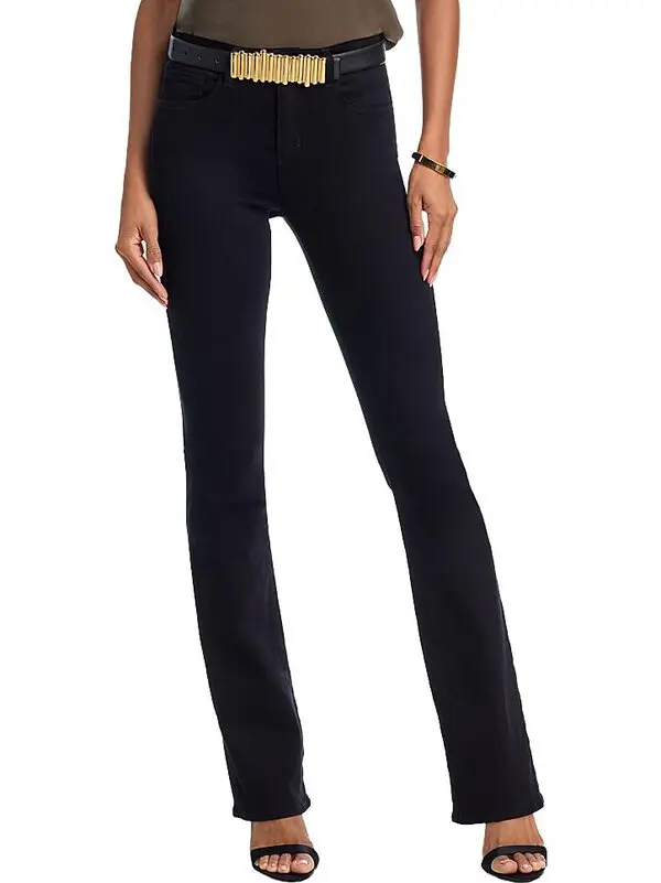L'Agence Selma High-rise Bootcut Jeans - Noir