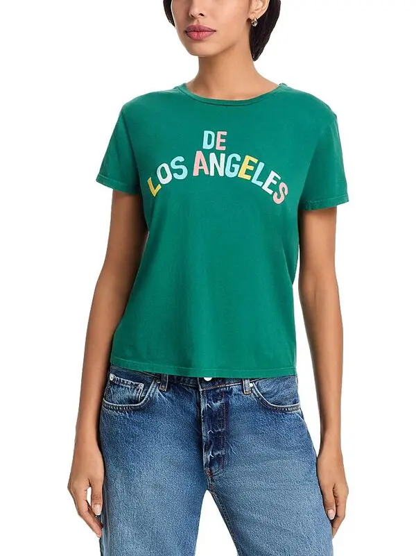 MOTHER Lil Goodie Goodie Tee - De Los Angeles Green