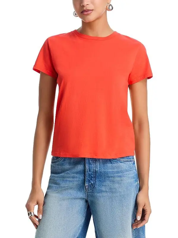MOTHER Lil Goodie Goodie Tee - Mandarin Red