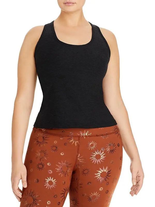 Beyond Yoga Space Dye Step Up Racerback Tank - Darkest Night