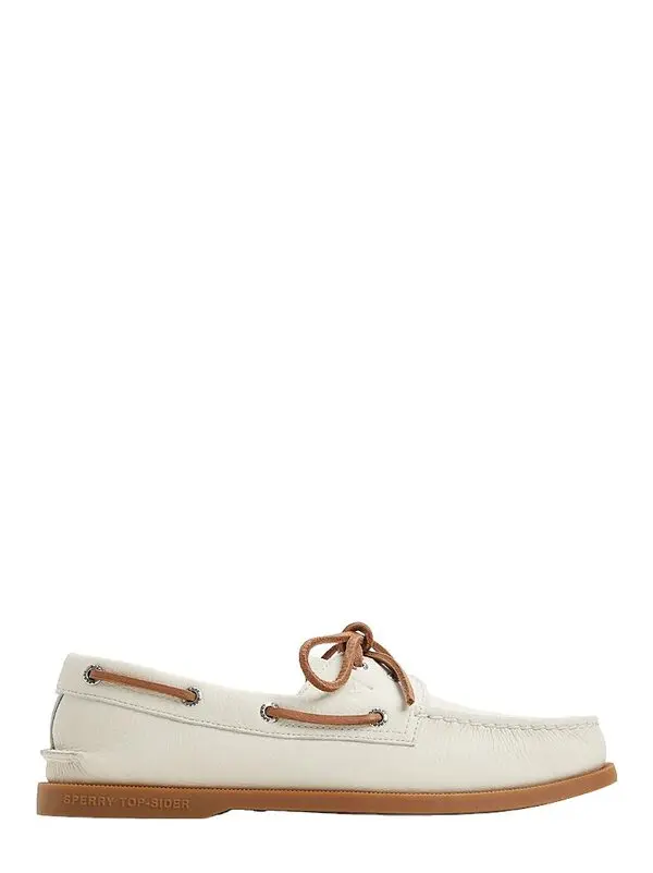 Sperry Authentic Original Two-eye Leather Boat Shoes - Open White
