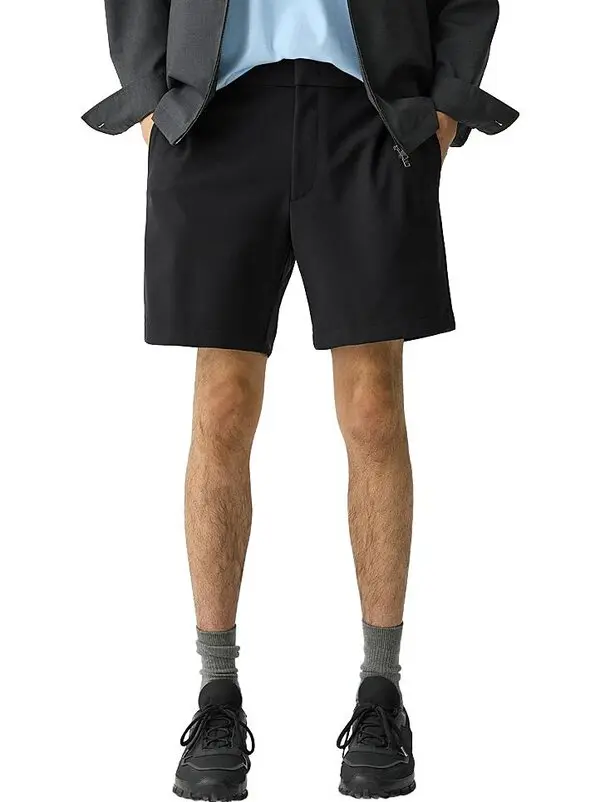 Theory Curtis Drawstring 6.5" Shorts - Black