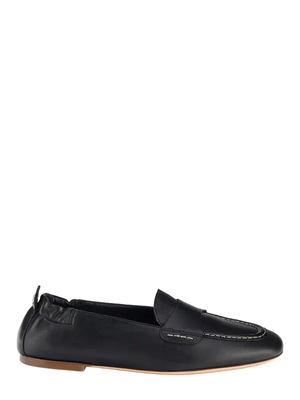 Agl Mara Loafers - Black Leather