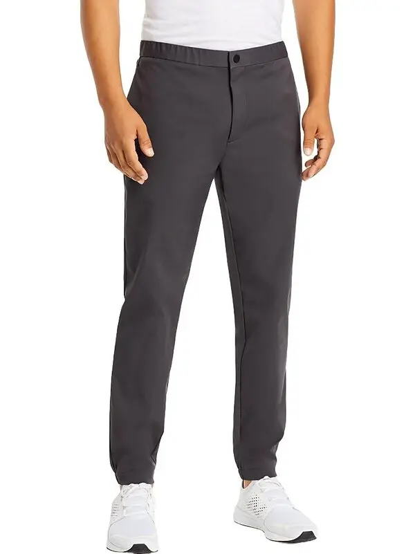Theory Terrance Neoteric Regular Fit Trousers - Dark Gray