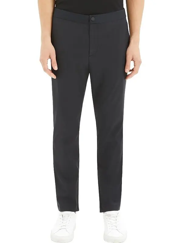 Theory Terrance Neoteric Regular Fit Trousers - Navy