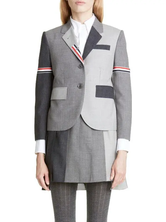 Thom Browne Armband Sport Coat - Dark Grey