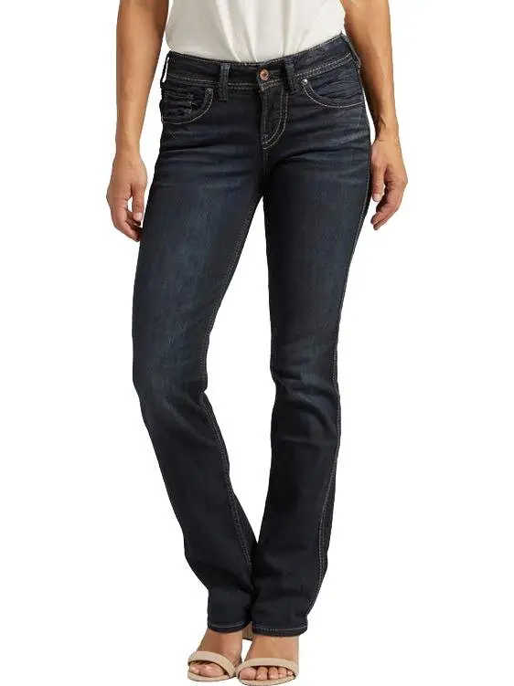 SILVER JEANS CO. Suki Slim Fit Bootcut Jeans - Indigo