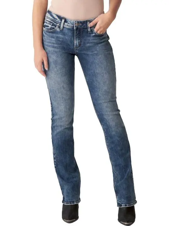 SILVER JEANS CO. Elyse Slim Bootcut Jeans - Indigo