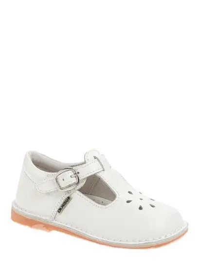 L'AMOUR Joy Classic T-strap Shoe - White