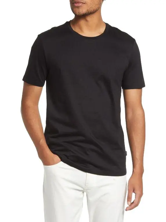 BOSS Tessler Slim Fit Cotton T-shirt - Black