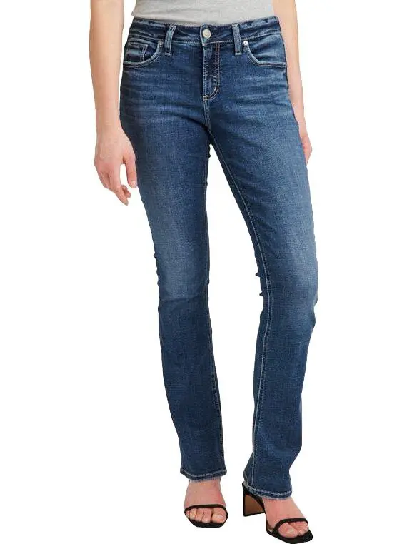 SILVER JEANS CO. Elyse Slim Bootcut Jeans - Indigo