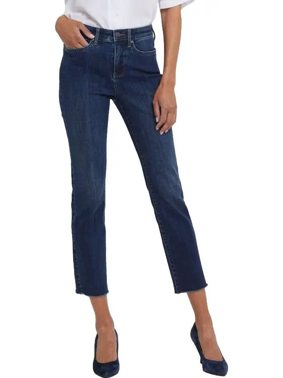 NYDJ Sheri High Rise Slim Ankle Jeans - Louvre Sapphire