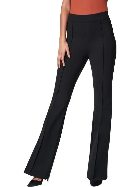 Spanx Perfect Fit Ponte Flare Pants - Classic Black