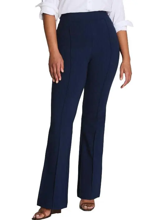 Spanx Perfect Fit Ponte Flare Pants - Timeless Navy