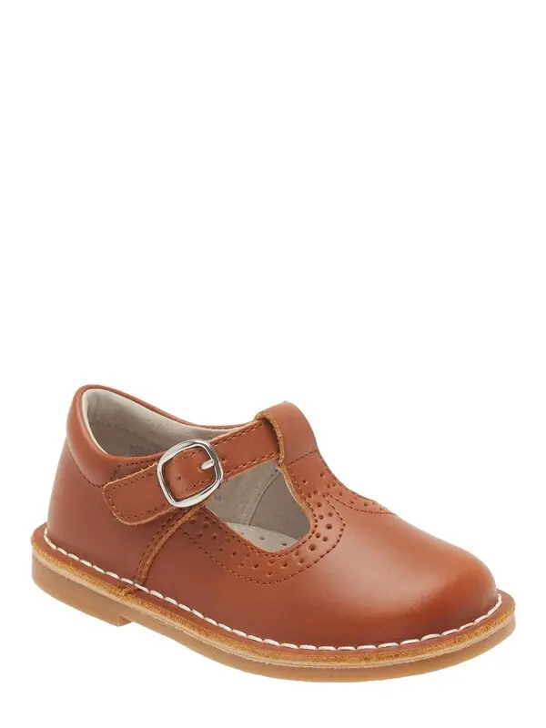 L'AMOUR Frances T-strap Shoe - Cognac
