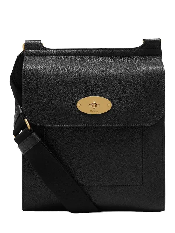 Mulberry Antony Leather Crossbody Bag - Black
