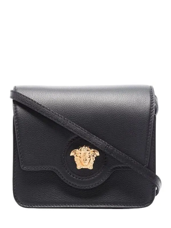 Versace La Medusa Crossbody Bag - Black