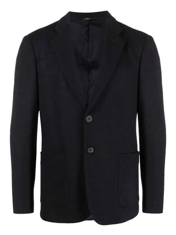 Giorgio Armani Single-breasted Tailored Blazer - Blue