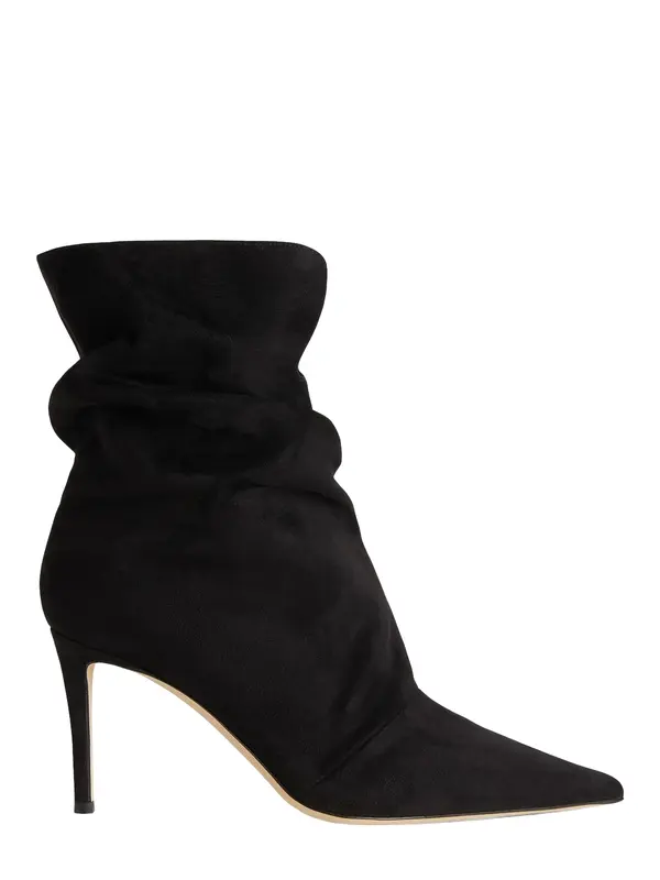 GIUSEPPE ZANOTTI 85mm Yunah Slouchy Boots - Black