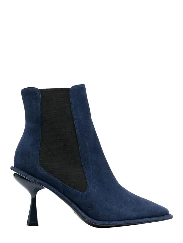 Pierre Hardy Elasticated Side-panel 90mm Boots - Blue