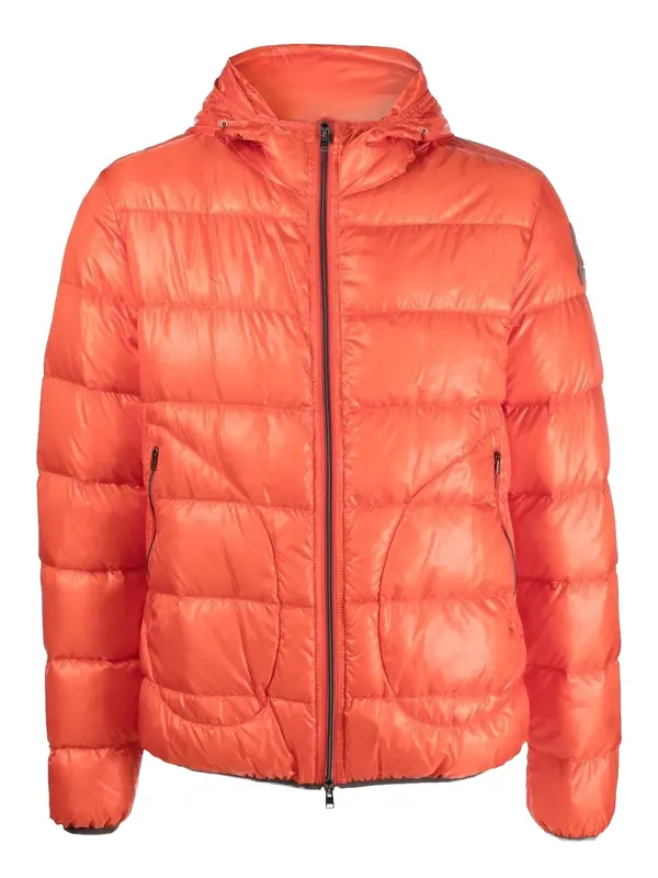 Herno Zipped Padded Jacket - Orange