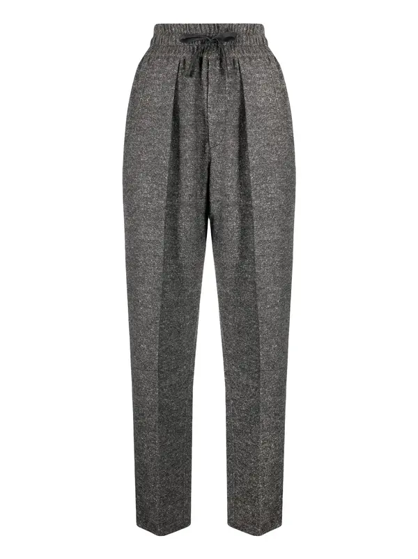 MARANT ETOILE Miroki Tapered Trousers - Grey