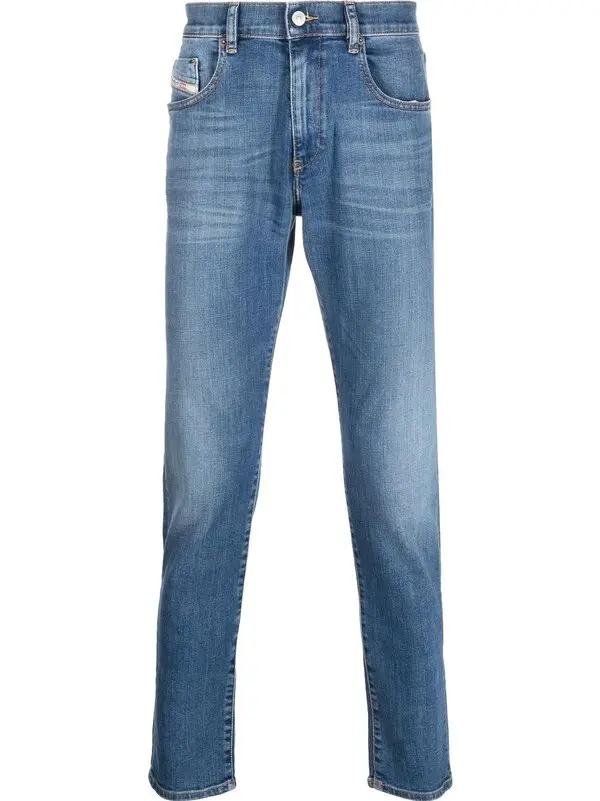 DIESEL® D-strukt Low-rise Skinny Jeans - Blue